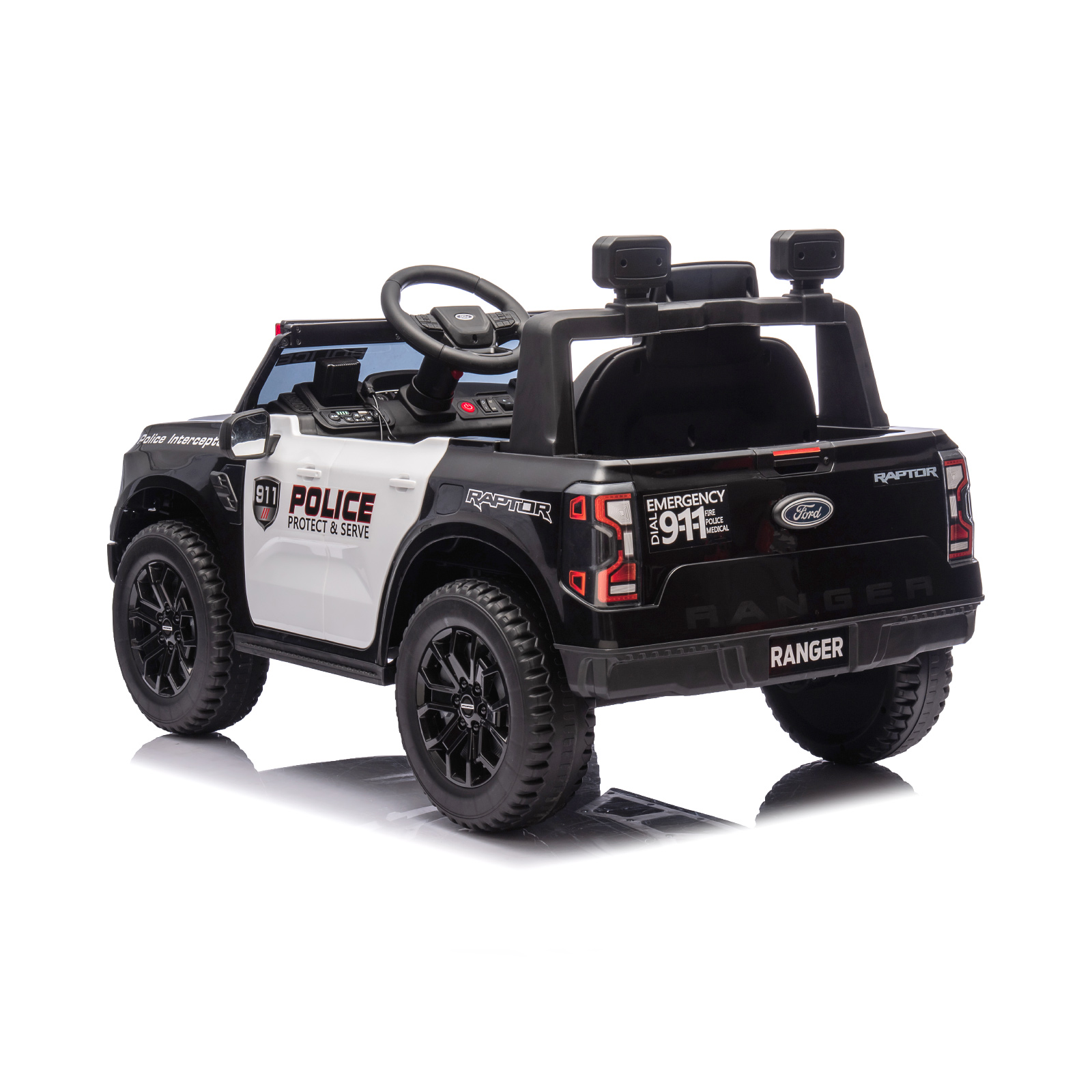 Chipolino FORD RAPTOR POLICE SUV Παιδικό Ηλεκτροκίνητο Περιπολικό ...