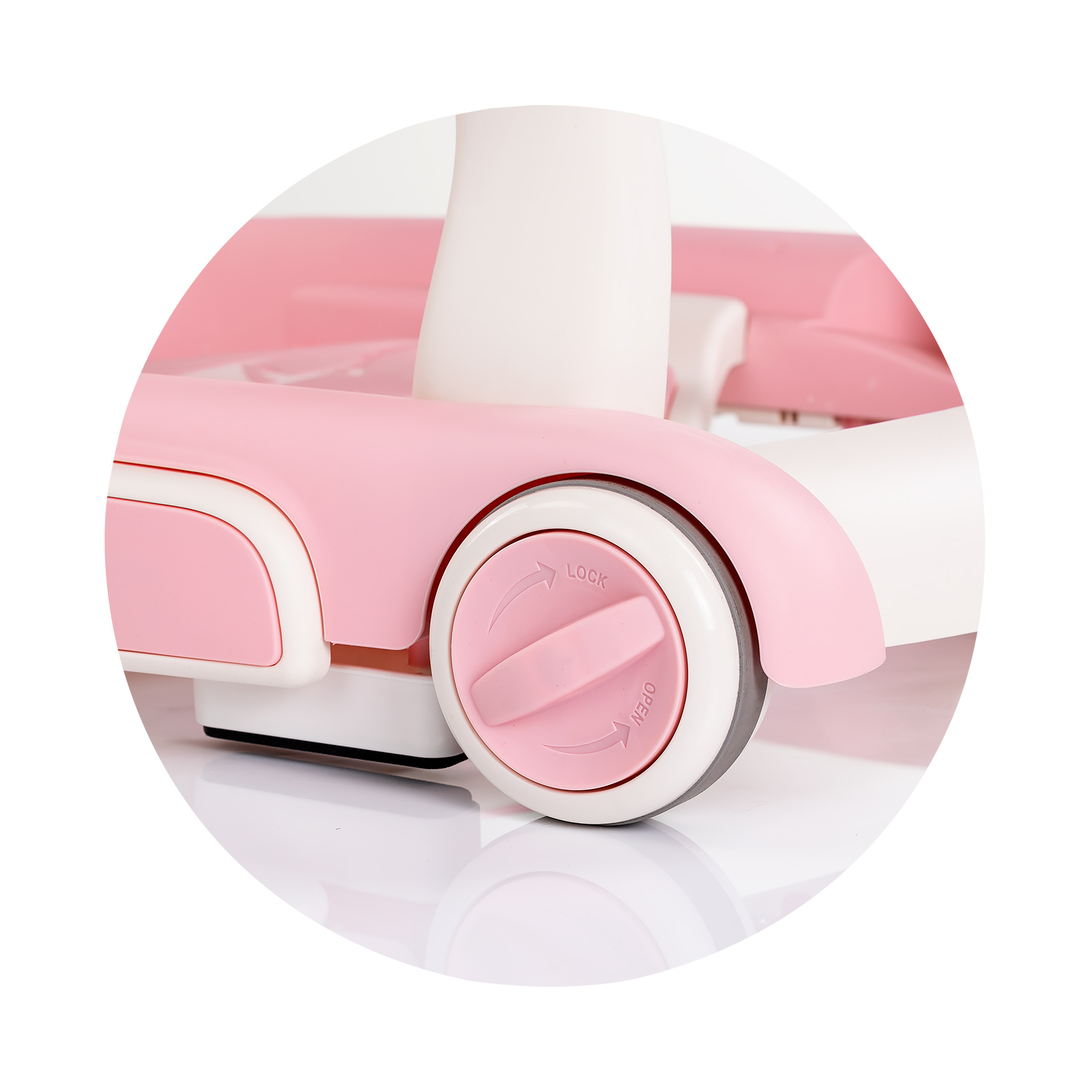 Chipolino Happy Walker 5 in 1 Baby Walker Pink - Koudounistra