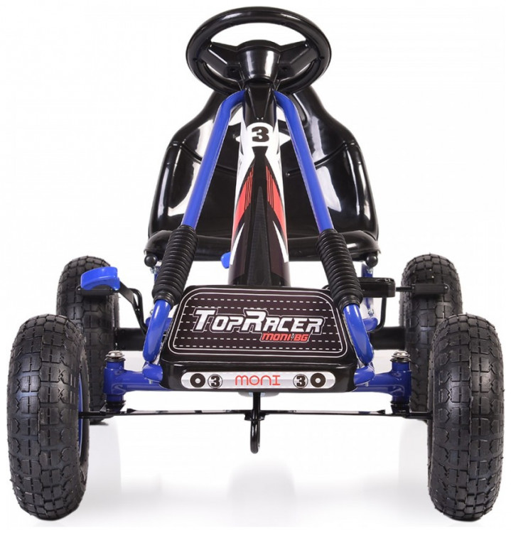 Byox Top Racer AIR Go Kart - Children Go Kart with pedals - Blue GA815 ...
