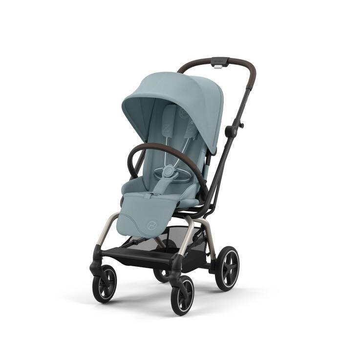 Cybex Eezy S Twist +2 Stormy Blue – 360° Rotating Seat Baby Stroller