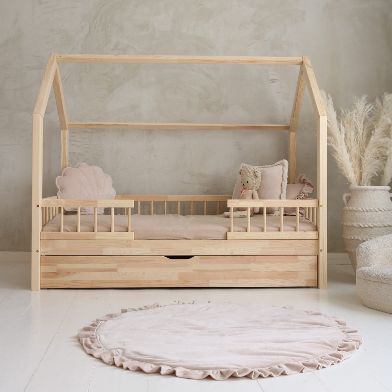 Luletto Bello Duo Plus – Παιδικό Κρεβάτι Σπιτάκι με Συρτάρι Ύπνου από ...