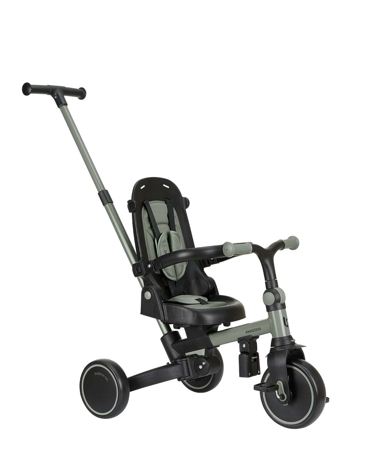 Kikka Boo Aluma 8-in-1 Tricycle Army Green | Foldable 12–60 Months ...