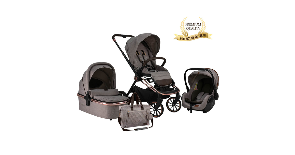 Bebe Stars Bebe Stars Jewel 3 in 1 Πολυκαρότσι Marble Beige 350-182 ...