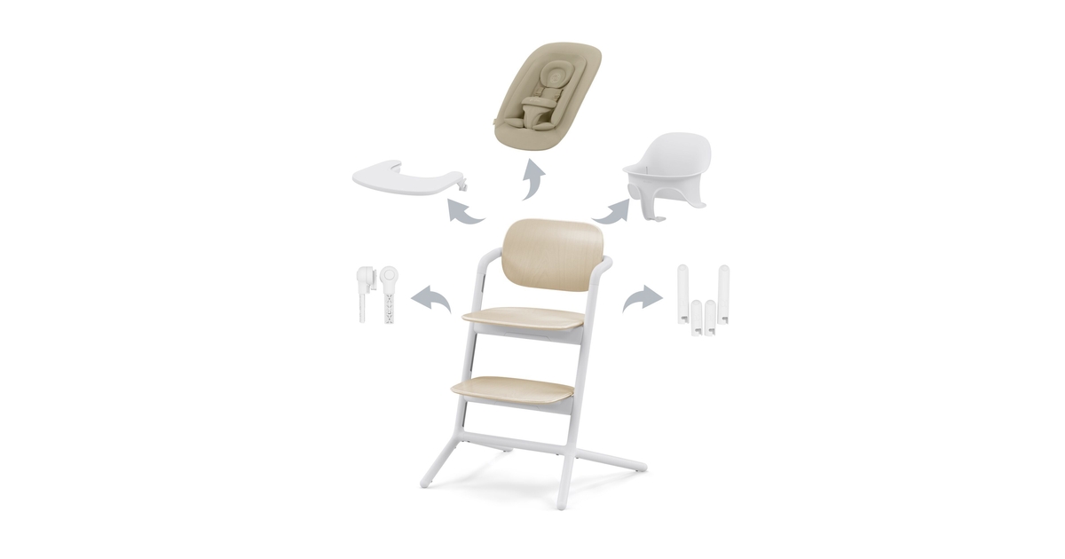 Cybex Lemo 4-in-1 Highchair Sand White 521003223